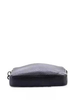LOUIS VUITTON Duo Messenger Bag Monogram Shadow Leather Crossbody Bag