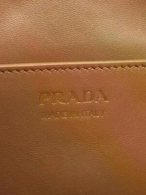 Prada 2013-2026 Large Calfskin Demi Lune Shoulder Bag