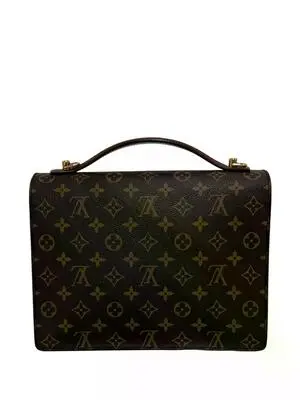 LOUIS VUITTON 1991 Monogram Monceau 26 Satchel
