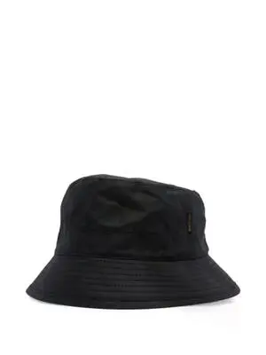 Barbour Waxed Bucket Hat - Black