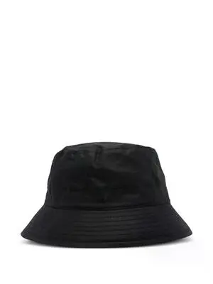 Barbour Waxed Bucket Hat - Black