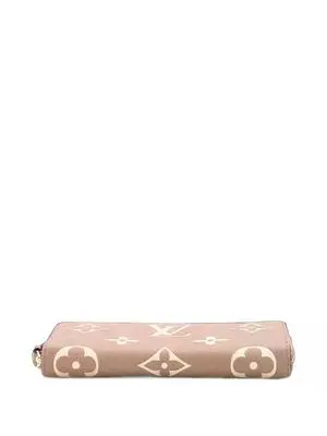 LOUIS VUITTON Zippy Wallet Bicolor Monogram Empreinte Giant Small Wallets