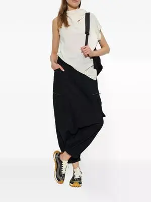 Issey Miyake Asymmetric Shoulder-slit Top