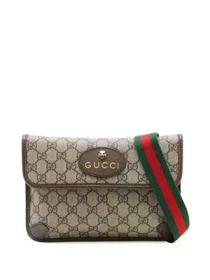 Gucci 2016-2026 Gg Supreme Web Neo Vintage Belt Bag - Neutrals