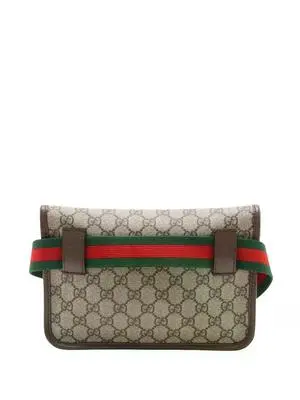 Gucci Gg Supreme Web Neo Vintage Belt Bag - Neutrals