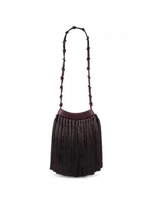 SIMONMILLER Tassel Knotty Mini Bag - Purple