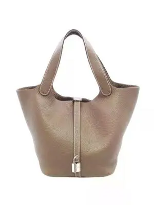 Hermès 2021 Clemence Picotin Lock 22 Handbag - Brown