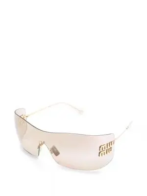 Miu Miu Logo-plaque Sunglasses