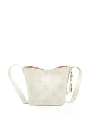 LOUIS VUITTON 2021-2026 Bicolor Monogram Empreinte All In One Bb Shoulder Bag