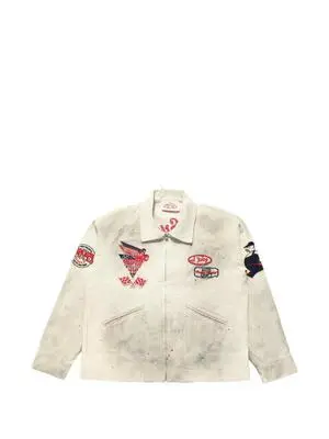 SAMUEL ZELIG Service Zip Shirt Jacket - Neutrals