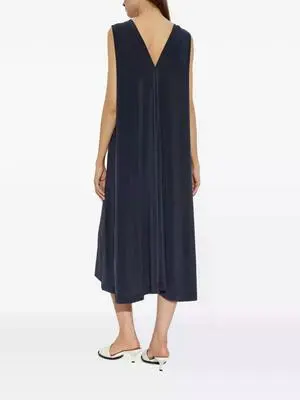 Issey Miyake Drape Pocket-detail Midi Dress