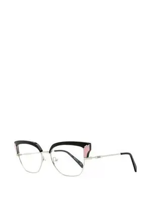 Emilio Pucci Geometric Butterfly-frame Glasses - Black