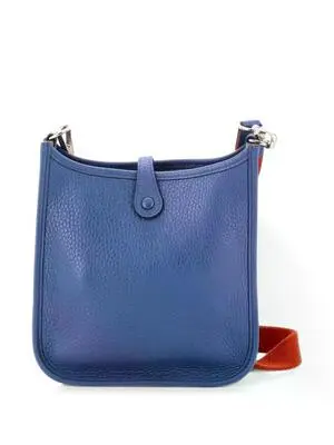 Hermès Evelyne Bag Gen Iii Clemence Tpm Crossbody Bag - Blue
