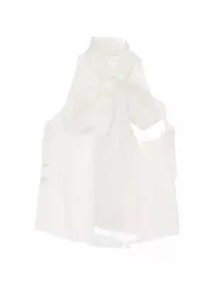 ISABEL SANCHIS Silk Scarf Blouse