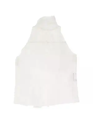 ISABEL SANCHIS Silk Scarf Blouse