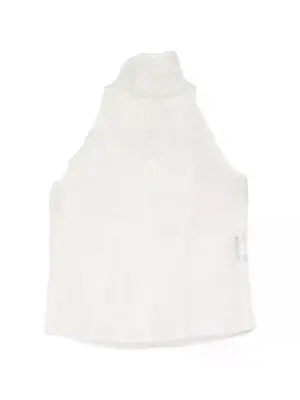 ISABEL SANCHIS Silk Scarf Blouse