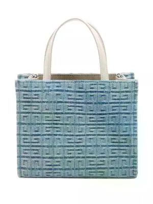 Givenchy 2010-2026 Mini Denim Bond Satchel - Blue