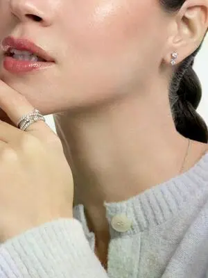 Kwiat Starry Night Diamond Earrings - Silver
