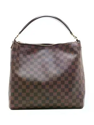 LOUIS VUITTON 2014 Damier Ebene Portobello Pm Shoulder Bag - Brown