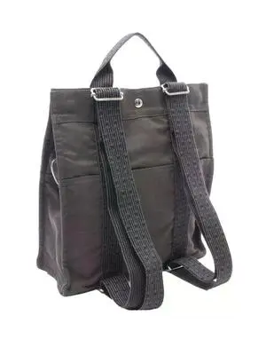 Hermès 20th Century Canvas Herline Mm Backpack