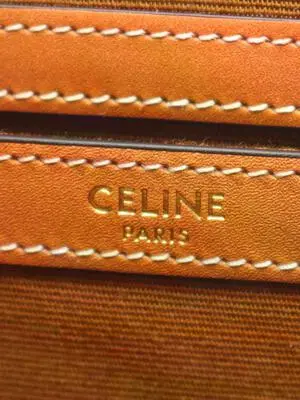 Celine 2010-2026 Triomphe Vertical Square Cabas Tote Satchel - Black