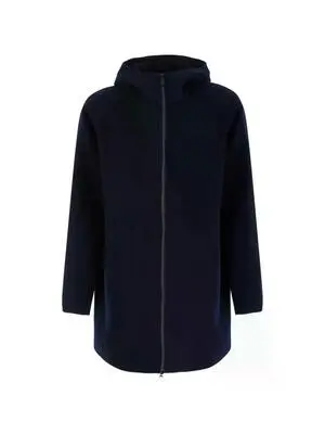 Aspesi Hooded Raglan-sleeve Coat - Blue
