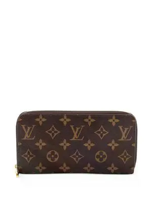 LOUIS VUITTON Zippy Wallet Monogram Canvas Small Wallets - Brown