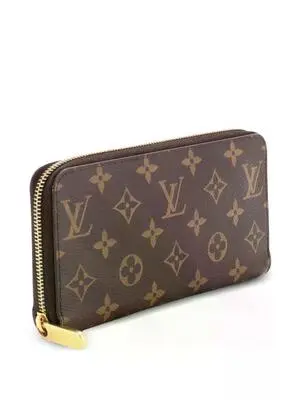 LOUIS VUITTON Zippy Wallet Monogram Canvas Small Wallets - Brown