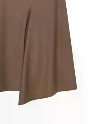 NUDE Asymmetric Wool Skirt