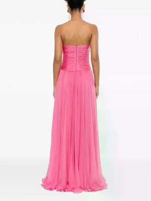 Zuhair Murad Strapless Silk-chiffon Gown