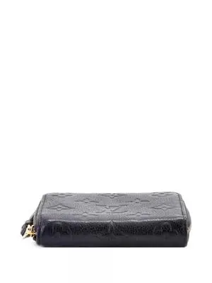 LOUIS VUITTON Zippy Coin Purse Monogram Empreinte Leather Pouch - Black