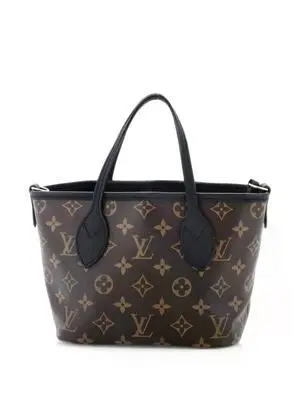 LOUIS VUITTON Neverfull Bandouliere Inside Out Monogram Canvas And Leather Bb Tote Bag - Brown