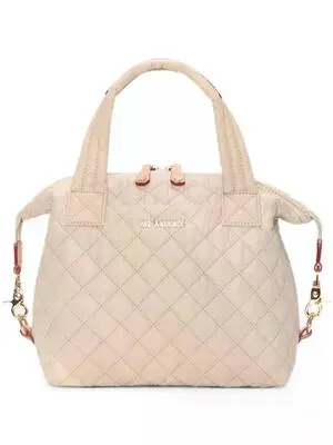 Mz Wallace Small Sutton Deluxe Quilted Tote Bag - Neutrals