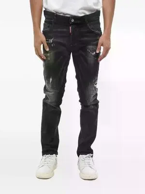 Dsquared2 Skater Distressed Jeans - Black