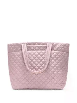Mz Wallace Large Metro Deluxe Quilted Tote Bag - Pink