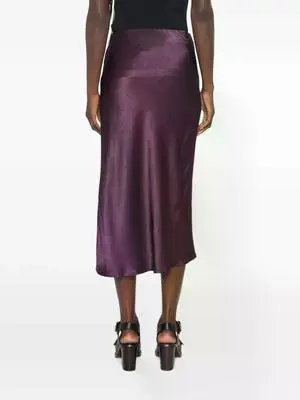 Dixie Satin-finish Bias-cut Skirt