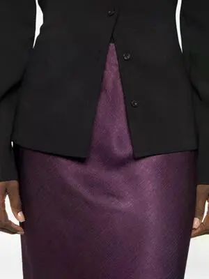 Dixie Satin-finish Bias-cut Skirt