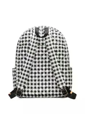 Mz Wallace Metro Deluxe Gingham Quilted Backpack