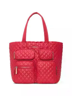 Mz Wallace Large Metro Travel Quilted Tote Bag - Red