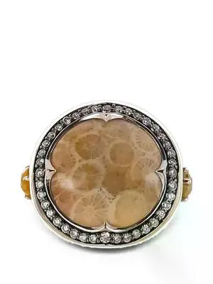 PARULINA Coral Diamond Ring