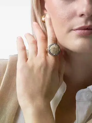 PARULINA Coral Diamond Ring