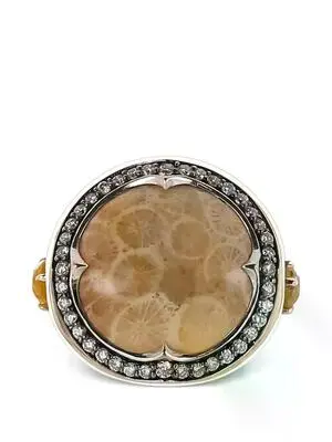 PARULINA Coral Diamond Ring - Gold