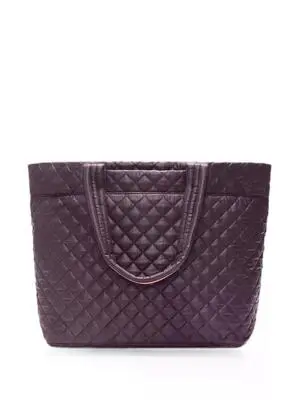 Mz Wallace Large Metro Deluxe Quilted Tote Bag - Purple