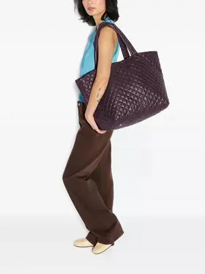 Mz Wallace Large Metro Deluxe Quilted Tote Bag - Purple