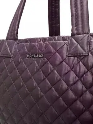 Mz Wallace Large Metro Deluxe Quilted Tote Bag - Purple