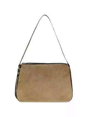 Tory Burch Romy Suede Shoulder Bag - Brown
