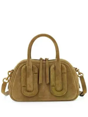 Marc Jacobs Babe Top-handle In Suede - Brown