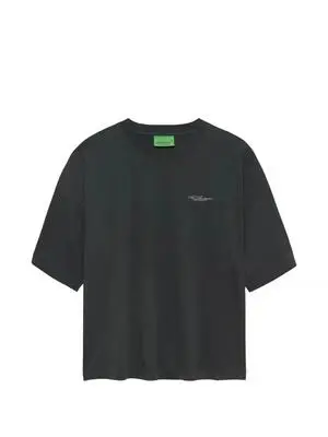 NEW AMSTERDAM SURF ASSOCIATION Logo-embroidered Shell-motif T-shirt - Grey