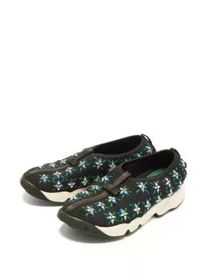 Dior Fusion Crystal-embellished Sneakers - Black