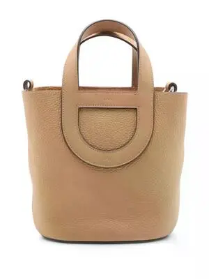 Hermès 2023 Clemence And Swift In The Loop 18 Handbag - Brown